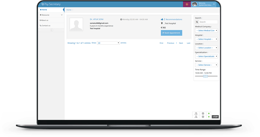 Healthcare Assistant for Smart Appointment Booking