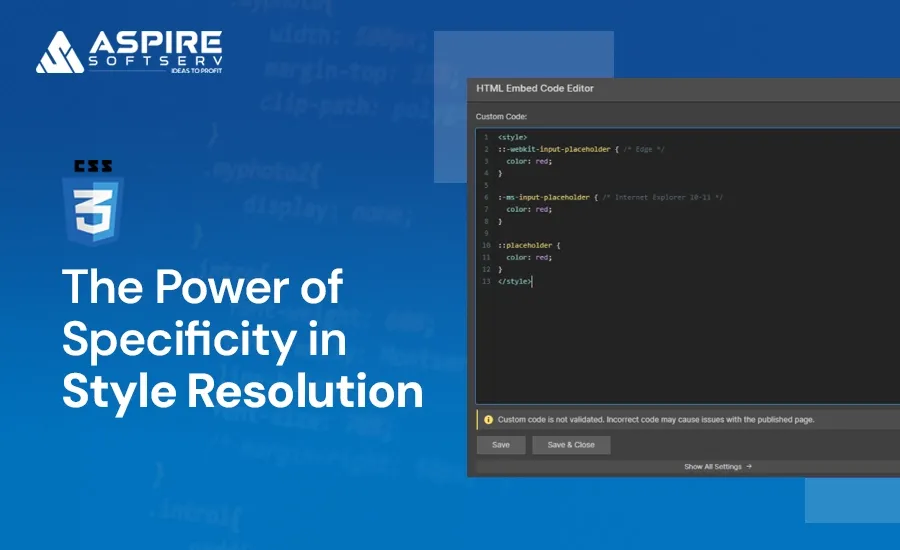Guide On Css Specificity Work Advantages Rules Examples 9832