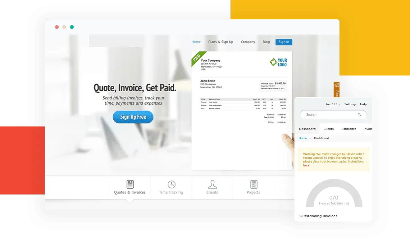 Invoice & Expense Management SaaS Application - Download a Free ...